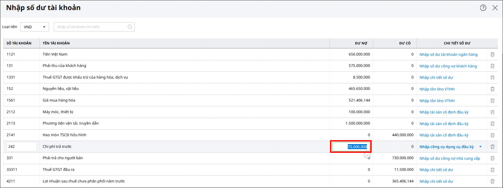 Làm thế nào khi giá trị còn lại của CCDC trên sổ CCDC không bằng số dư ...