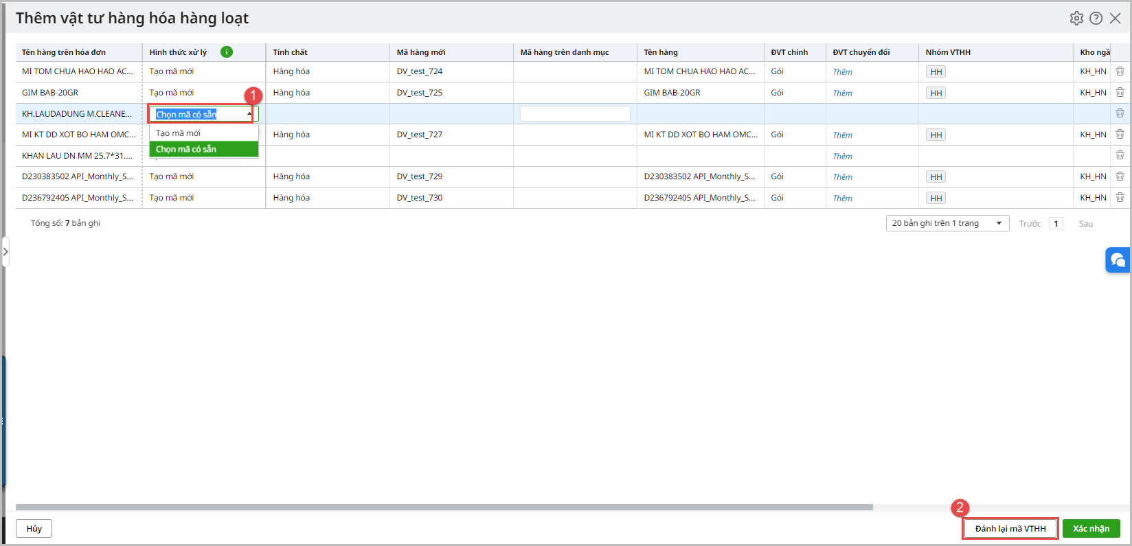 Thêm nhanh hàng loạt VTHH vào danh mục – ASP Kế toán – Nền tảng kế toán ...